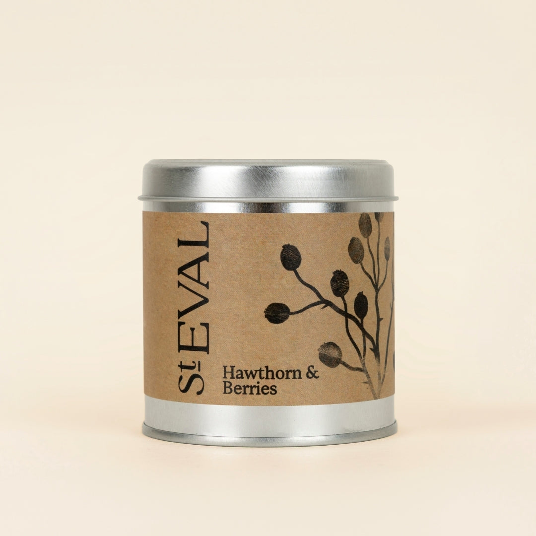 Hawthorn & Berries, Scented Tin Candle– St Eval