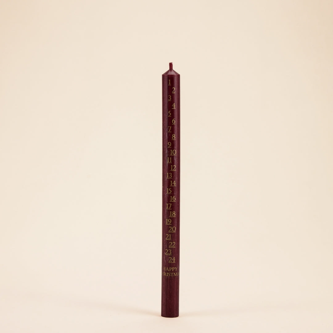 Red 7/8"x12" Advent Candles– St Eval