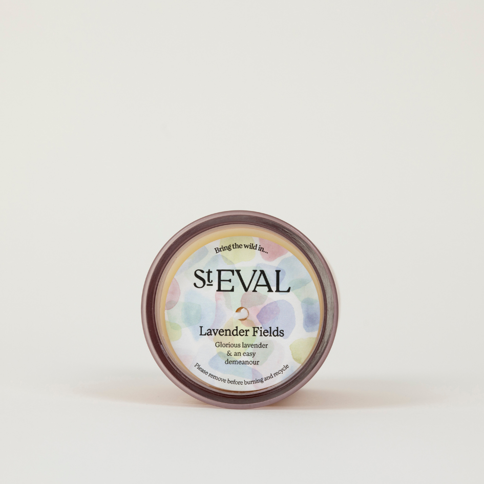 Lavender Fields, Beachcombing Glass Candle – ST. EVAL