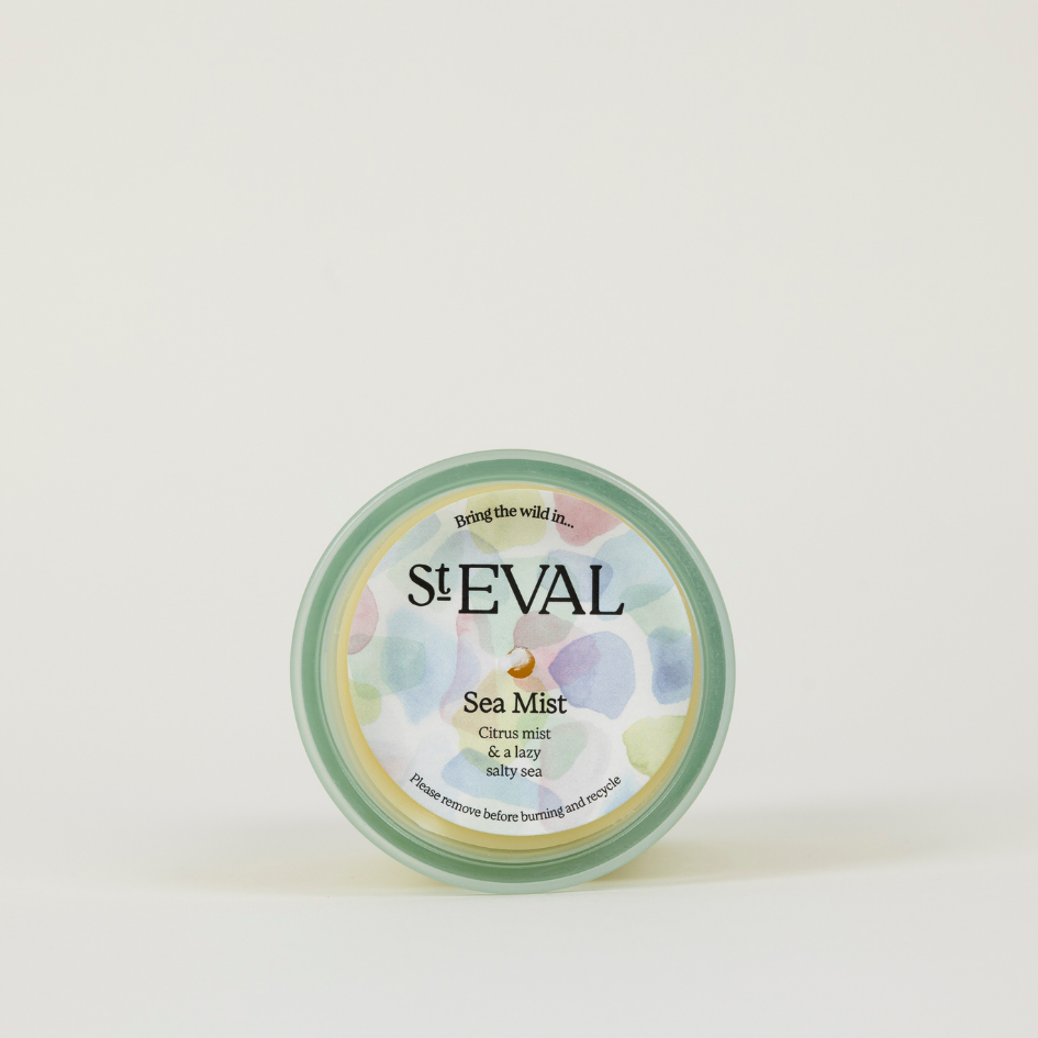 Sea Mist, Beachcombing Glass Candle – ST. EVAL