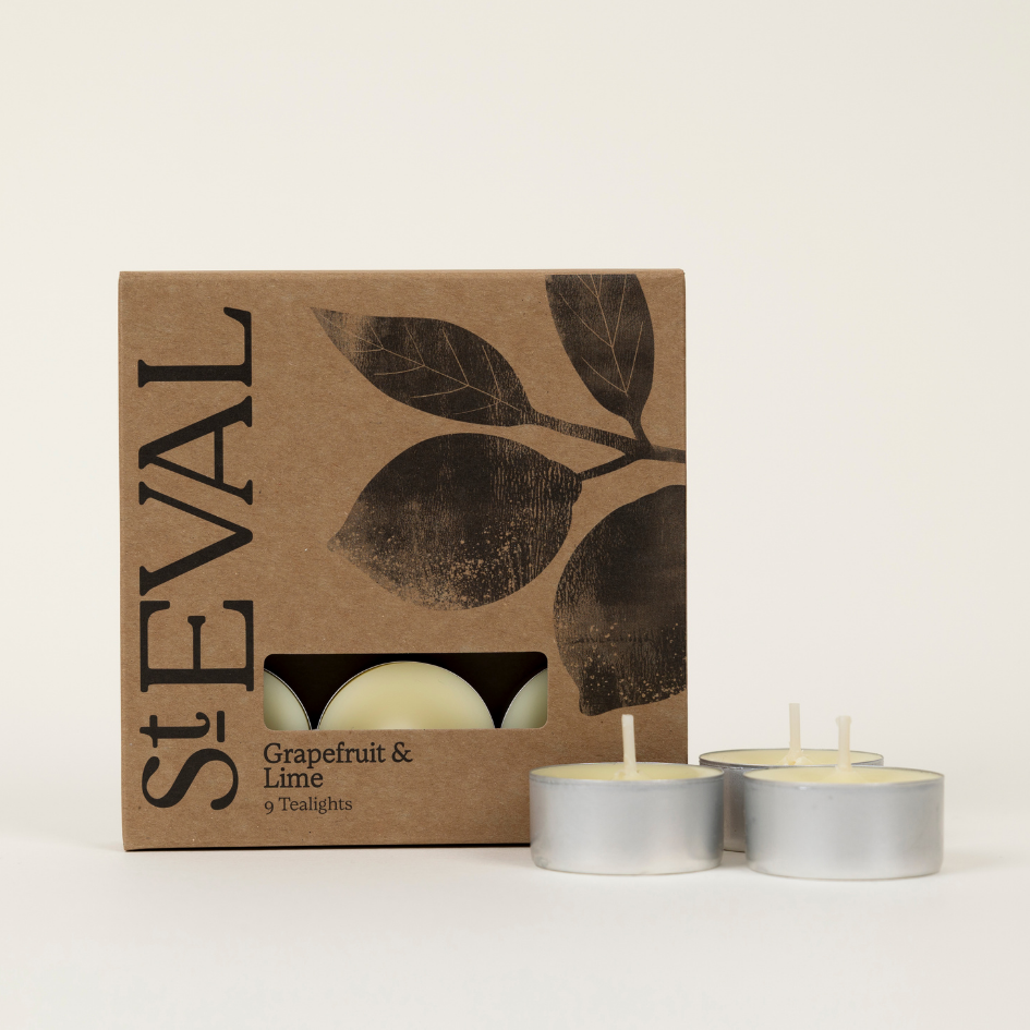 Grapefruit & Lime, Scented Tealights – ST. EVAL