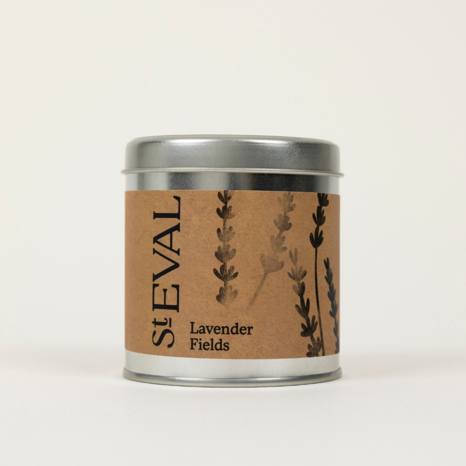 Lavender Fields, Scented Tin Candle – ST. EVAL