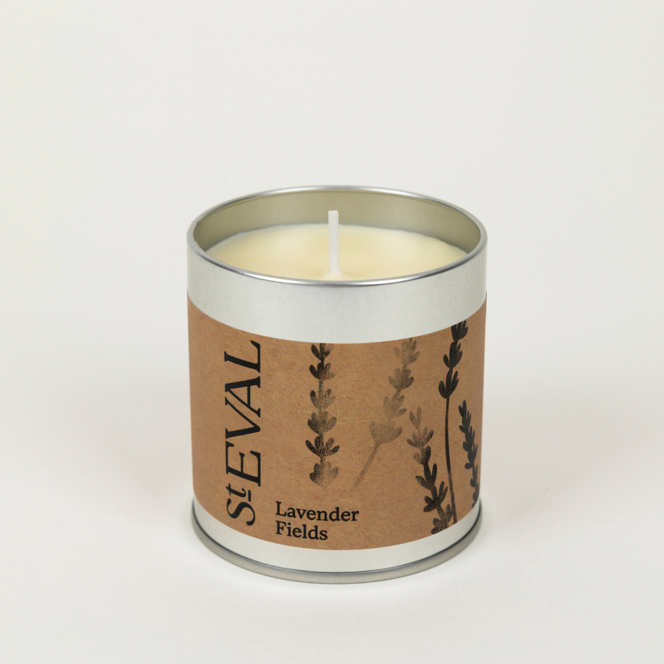 Lavender Fields, Scented Tin Candle – ST. EVAL