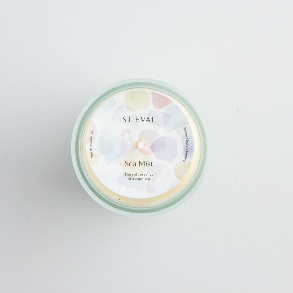 Sea Mist, Beachcombing Glass Candle – ST. EVAL
